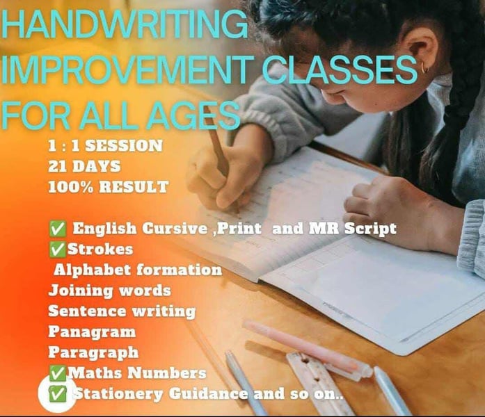 Handwriting classes for Kids. After-school classes and Events.